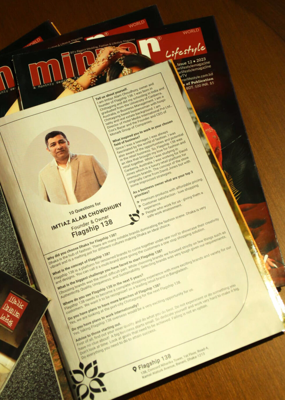Mirror Magazine: 10 questions for Imtiaz Alam Chowdhury founder of ...